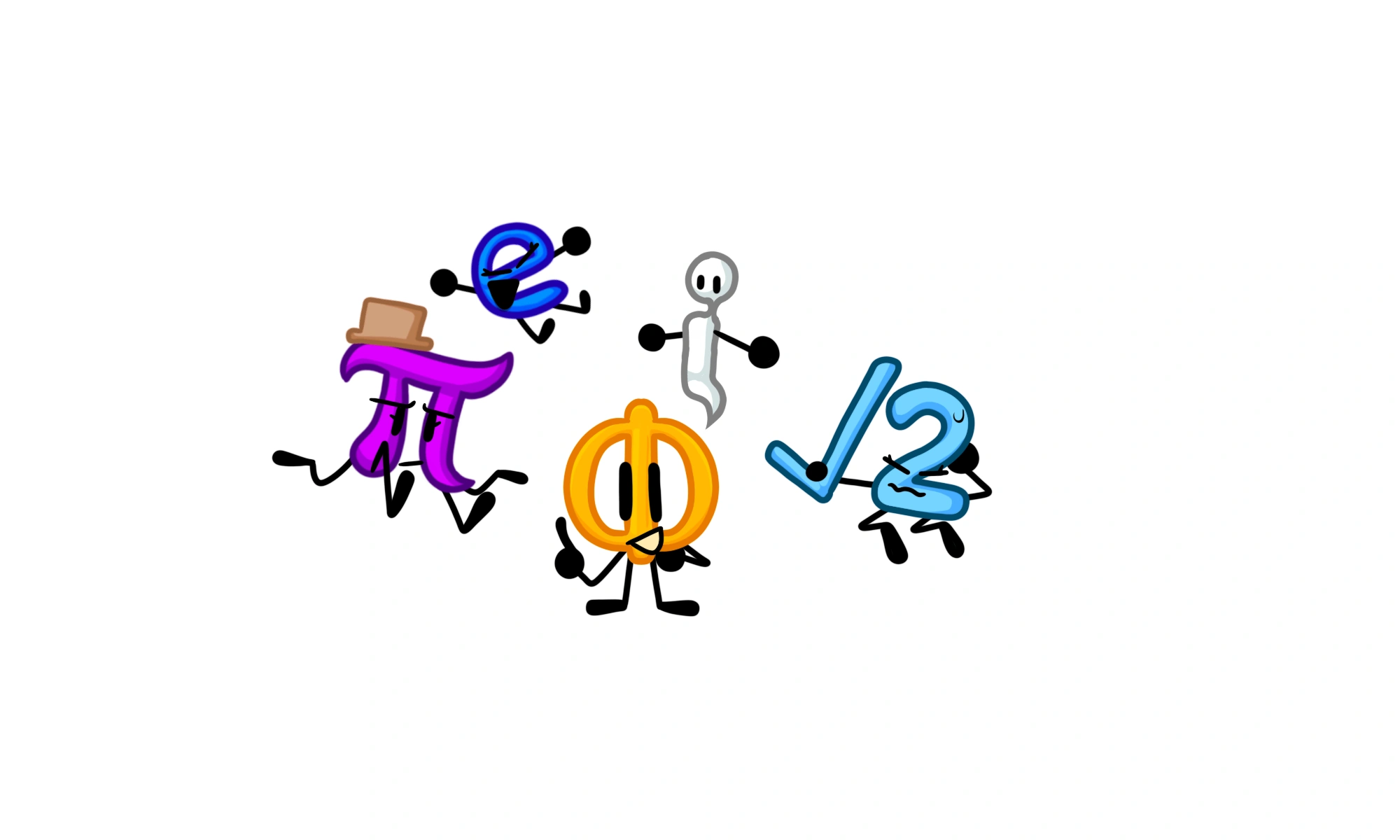 I turned Mathematical Constants into BFDI Characters (Wave 2: Phi, I ...