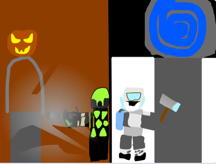 sledger and toxic gunner art remake | Fandom