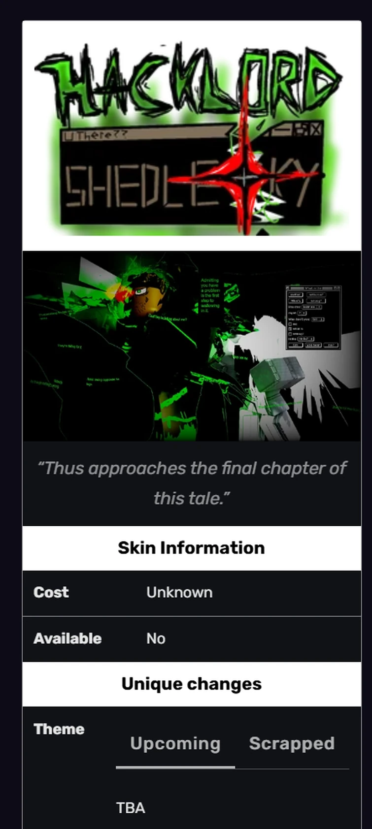 For those who wanted to know | Fandom