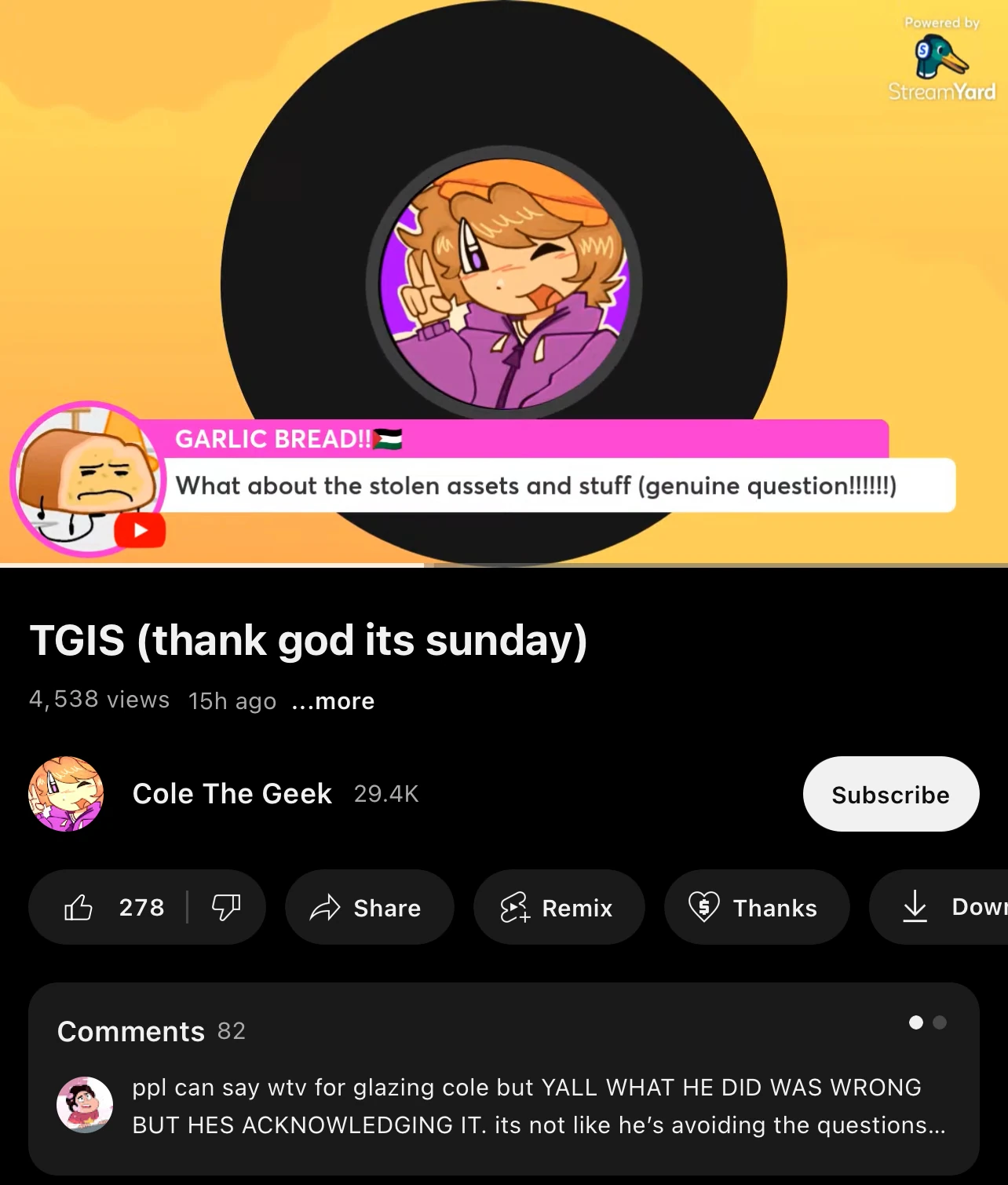 NEVER LET COLETHEGEEK COOK AGAIN | Fandom