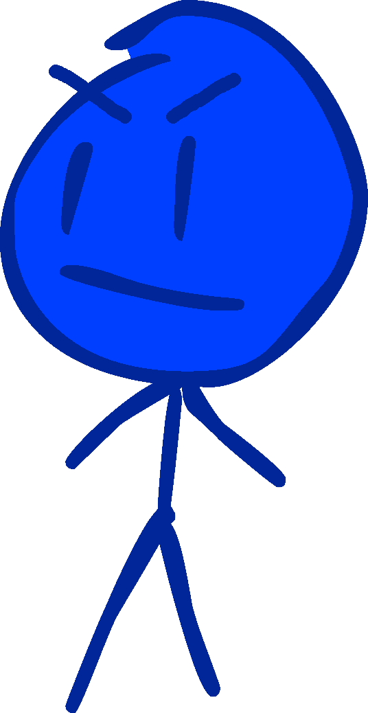 angry blue guy | Fandom