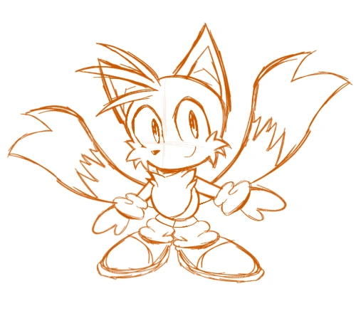 Tails doodle for...something. | Fandom