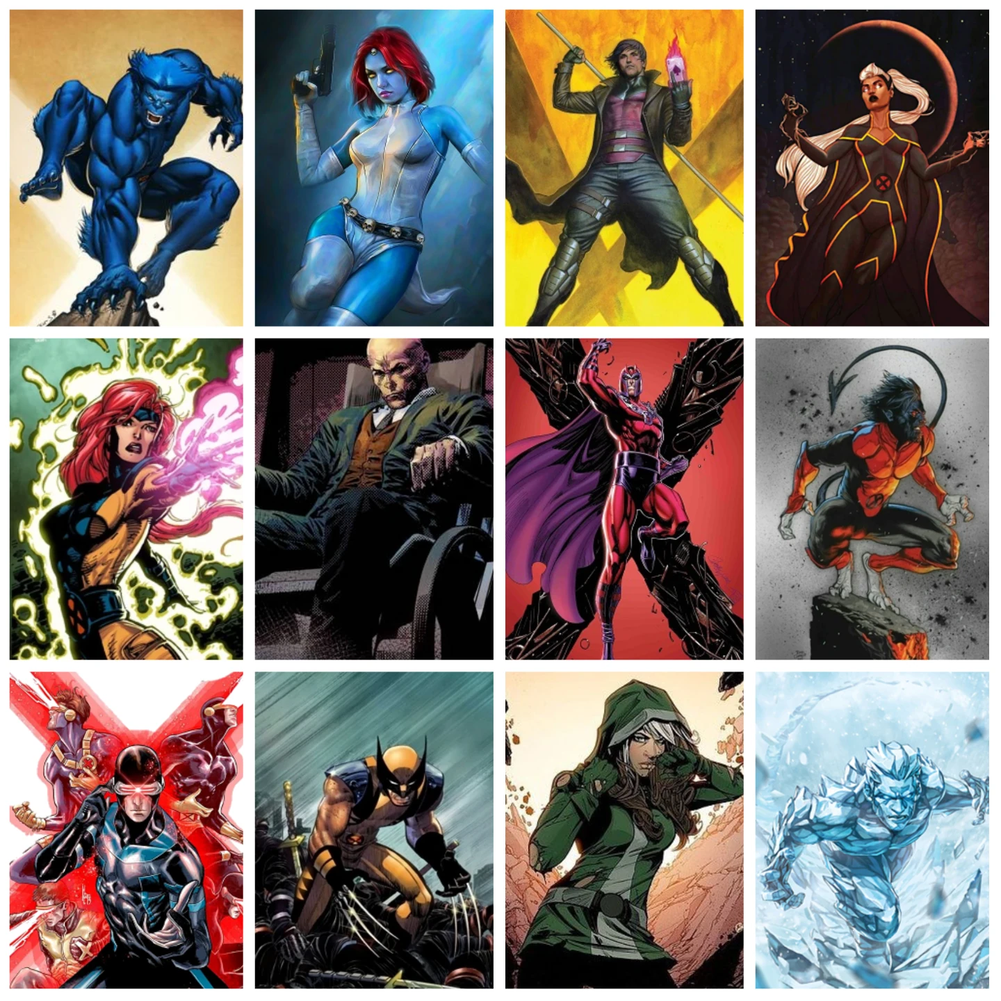 Just For Fun You Can Only Choose One X-Men Character From Each Row ...