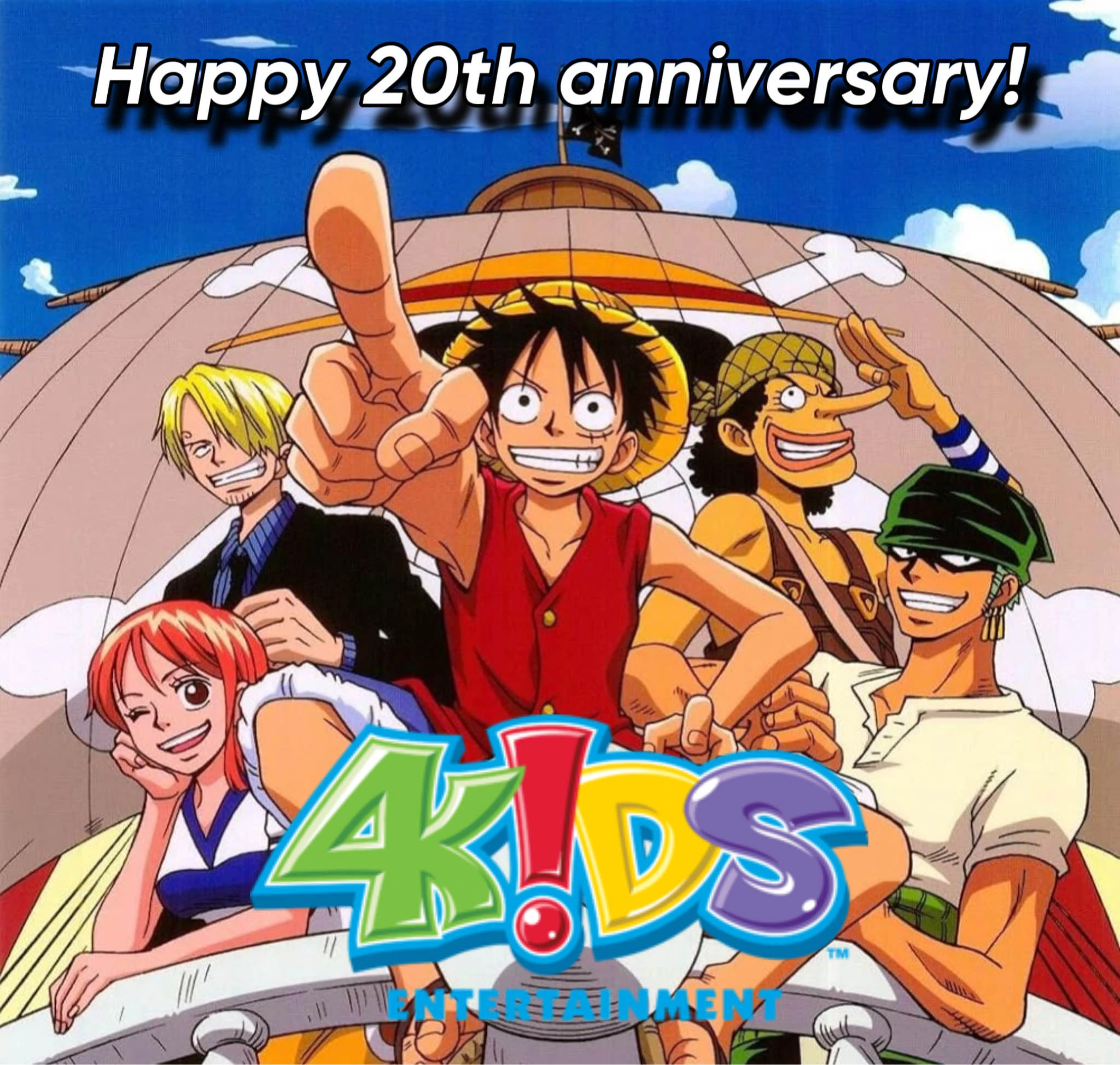 20 years ago today, One Piece is aired on 4Kids | Fandom