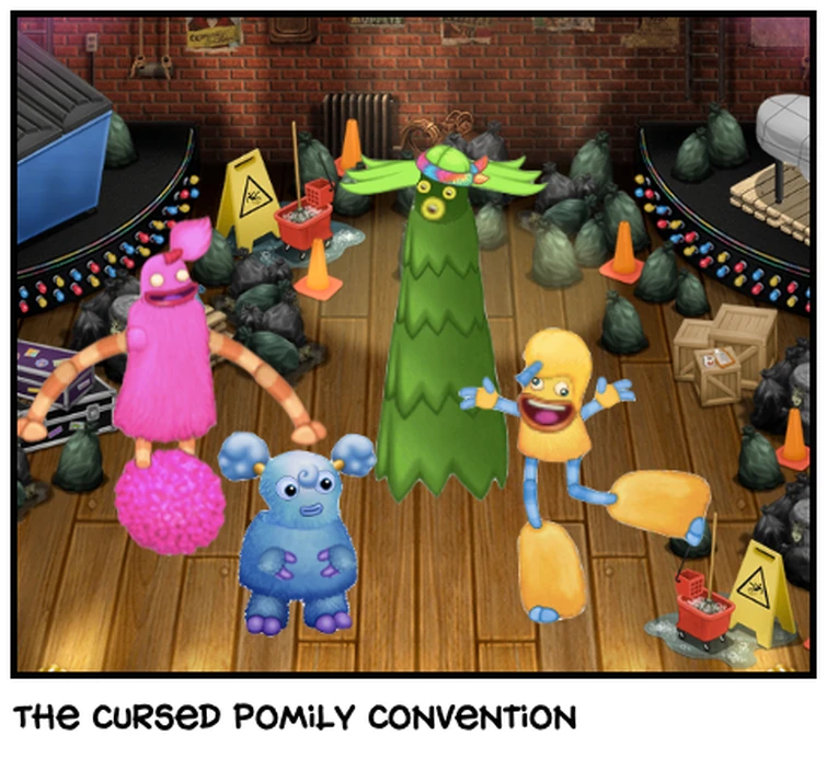 A photo taken from The Cursed Pomily Convention | Fandom
