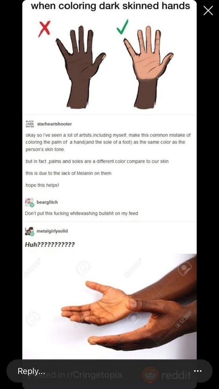 POC art references for people who don't know how to draw us properly ...