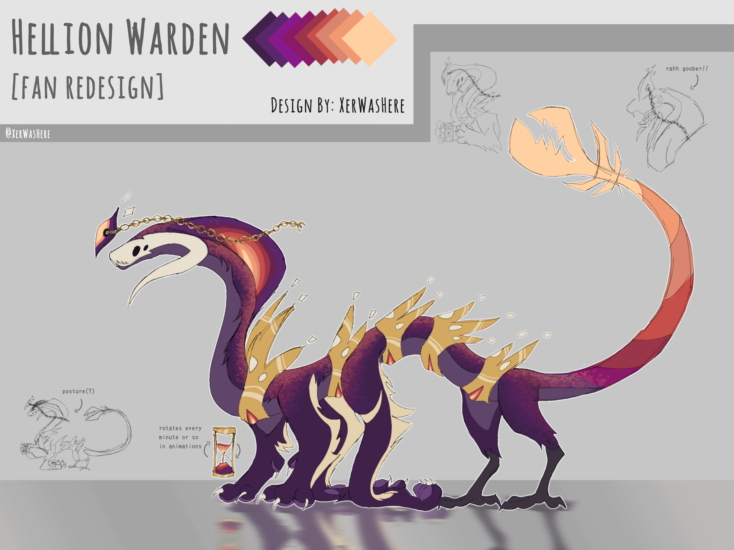 a stupid hellion warden fan redesign 🥰😍😜💥‼️🔥🔥 | Fandom