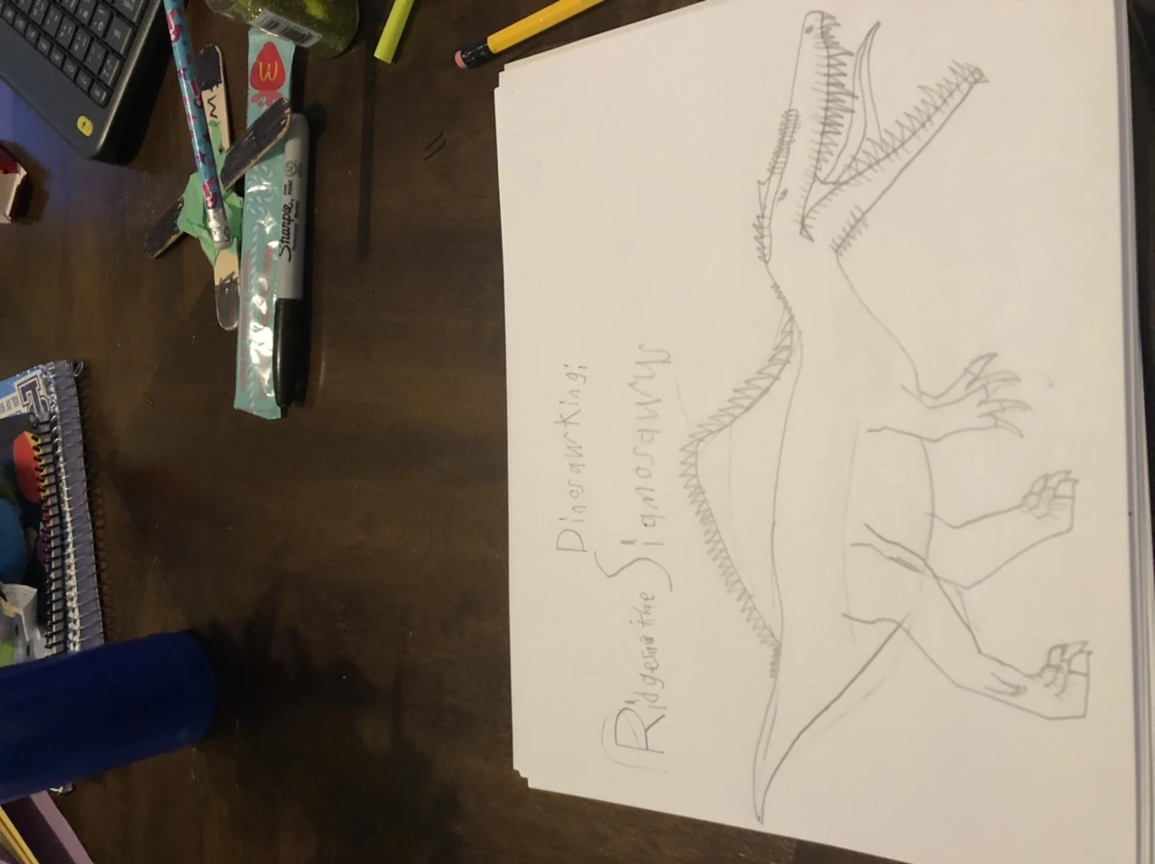 A Siamosaurus concept art for a new fan made Dinosaur King series I’m ...