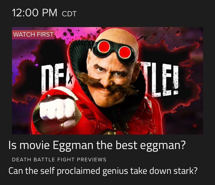 MCU Iron Man vs Movie Eggman previews | Fandom