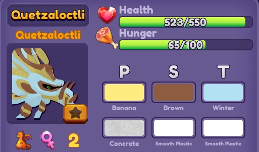 *ferally trying to collect and find potions since the quetz was 1/3 bsp ...