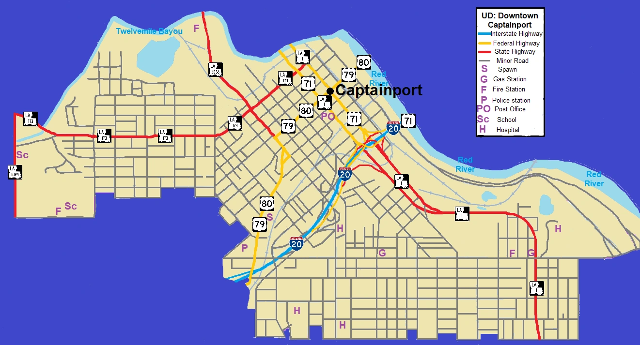 Fanmade UD map: Downtown Captainport | Fandom