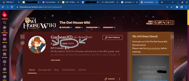 Bruh, I just realized that I've reached 1,000+ posts already- | Fandom