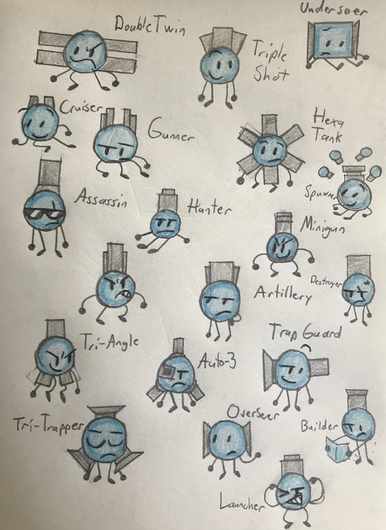 Arras/Diep.io Tier 2 Tanks | Fandom