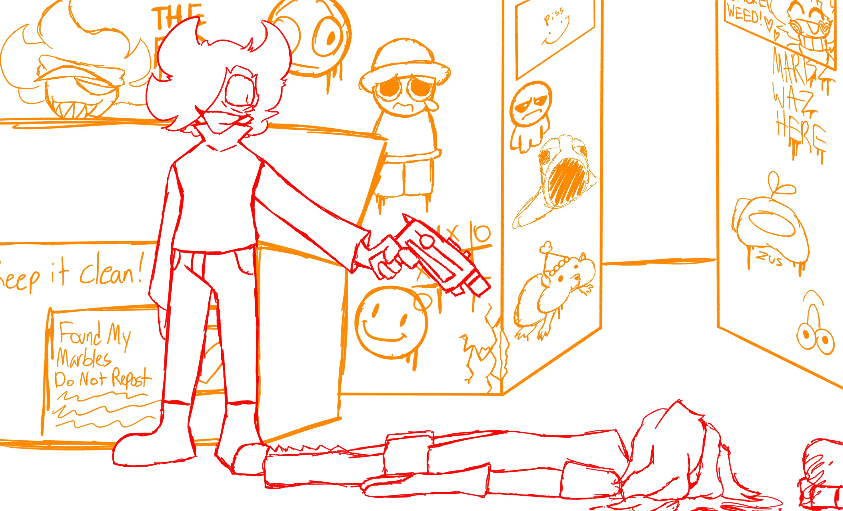 gore // unhinged dave now has graffiti | Fandom