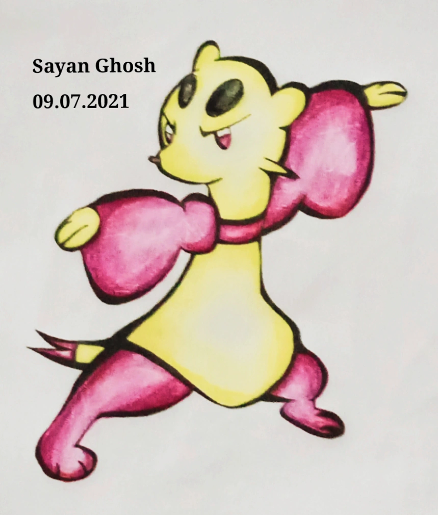 My first ever drawing of Mienfoo | Fandom