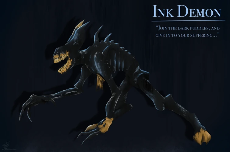 My first time drawing the BATDR Ink Demon AND THIS THING WAS A ...