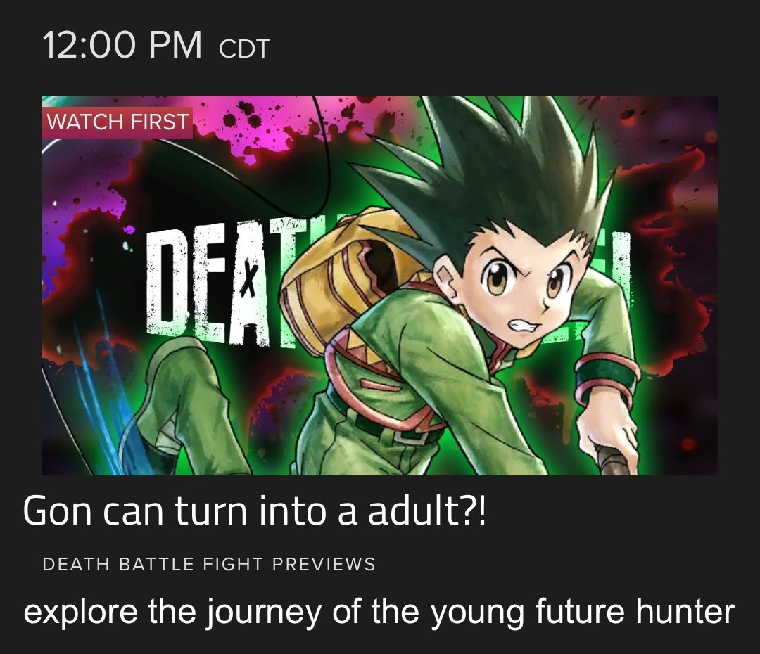 Gon Freecss vs Ruby Rose previews | Fandom