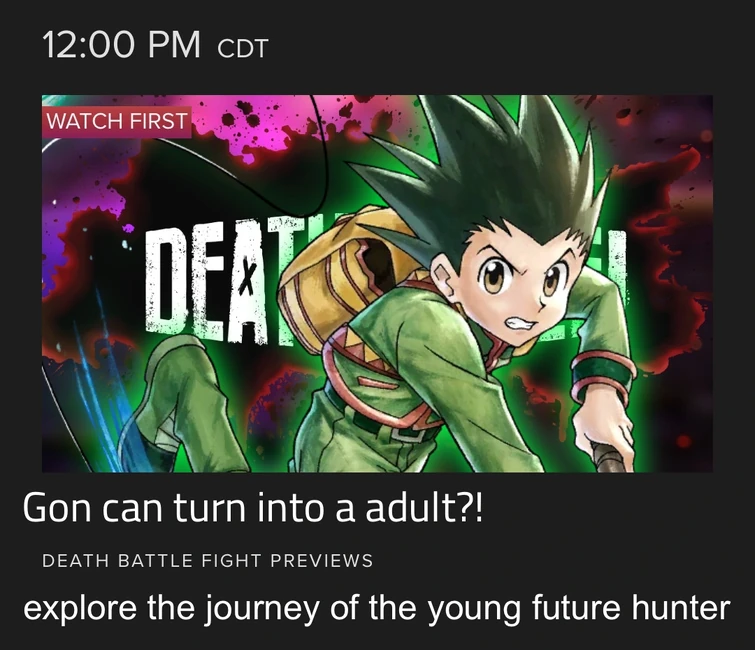 Gon Freecss vs Ruby Rose previews | Fandom