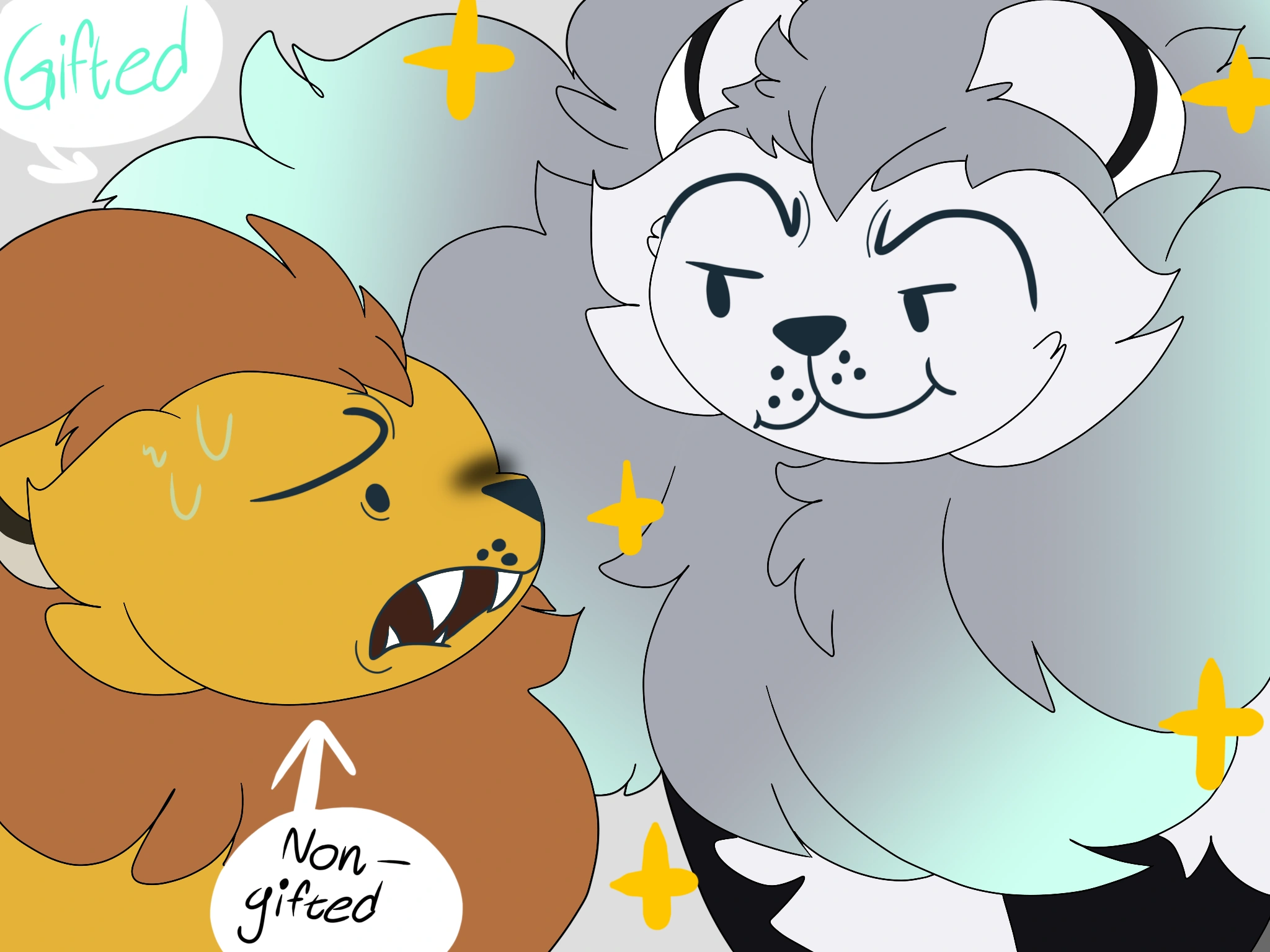 Never jealous of this gifted lion bee growing his mane up. | Fandom