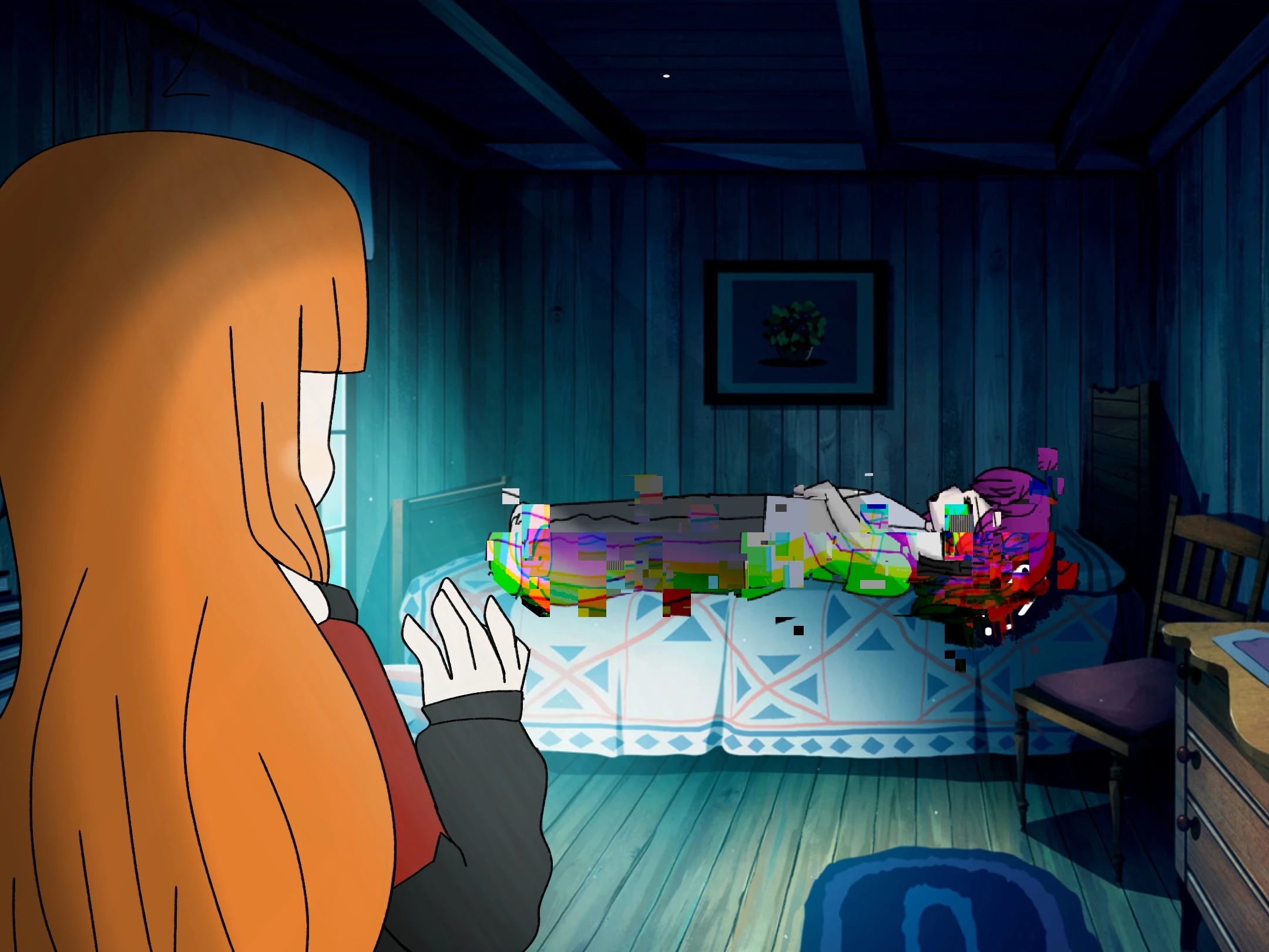 Spoiler and TW: d3ath (creatively censored by glitch effect) | Fandom