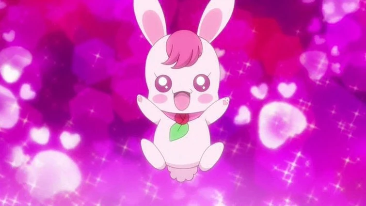 A pet rabbit named Daifuku appears in Wonderful Precure. So let me ...