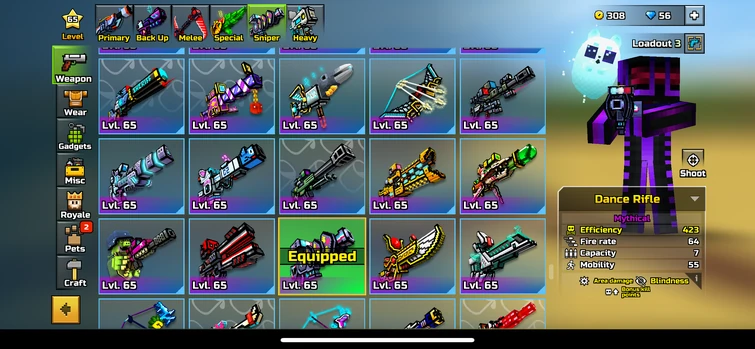 For only 150 GEMS!!! I made this op sniper mythical 😍 thx pg3d | Fandom