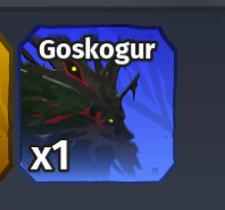 trading gosk spec! | Fandom