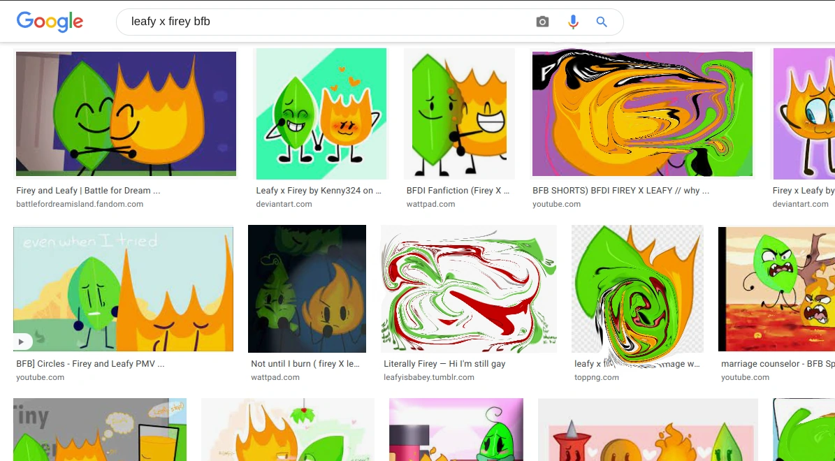 DO NOT SEARCH LEAFY X FIREY IN GOOGLE | Fandom