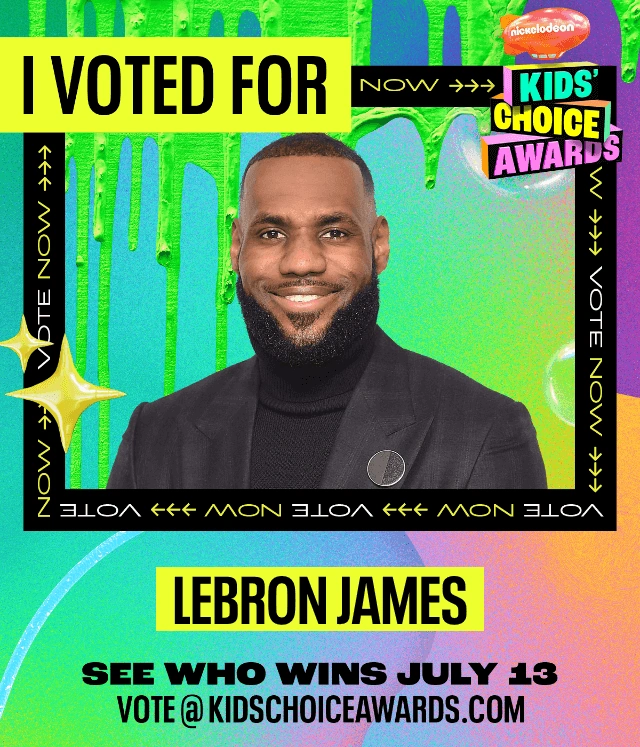 Lebron James in Nickelodeon kids’ choice awards | Fandom
