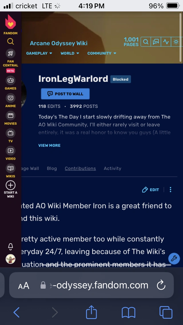 Iron leg warlord got globalled | Fandom