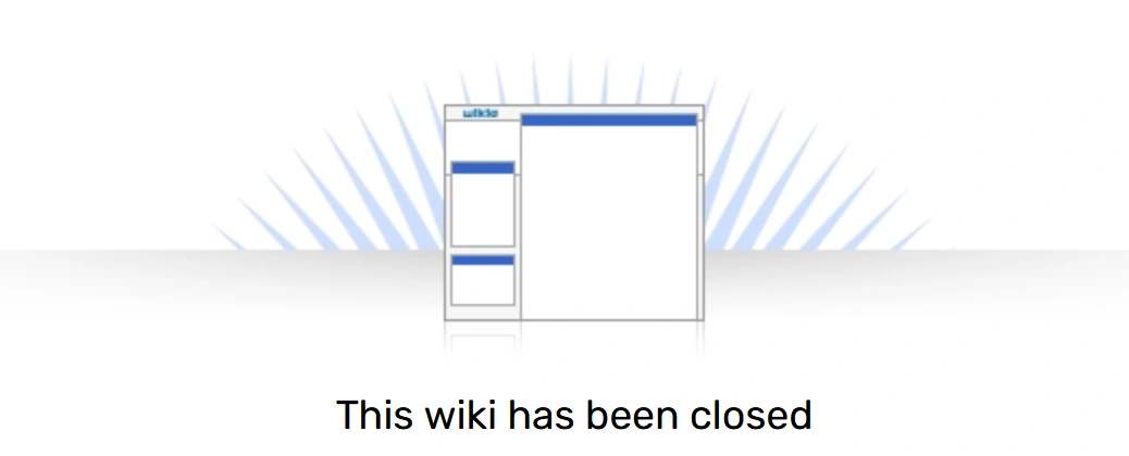 Lol the closed wiki screen still has wikia on the icon (hasn't been ...