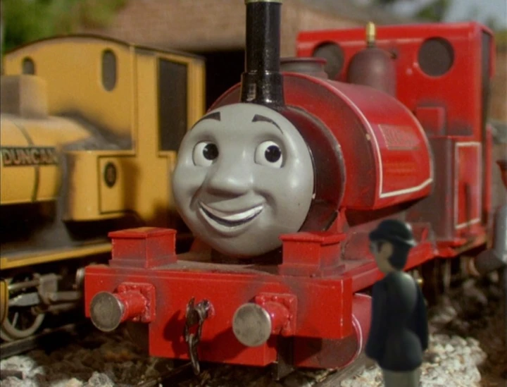 "I thought....Skarloey could go to Wales." said the Thin Controller ...