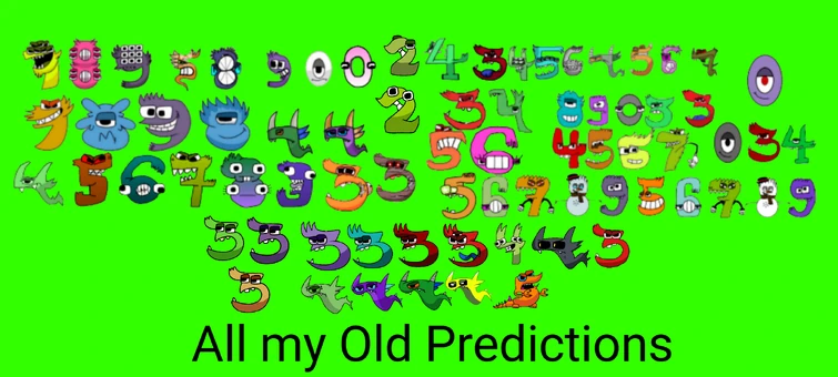 My final number lore predictions 5-0 wen release later tomorrow 5.1 ...