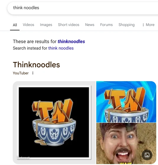 That's not Thinknoodles | Fandom
