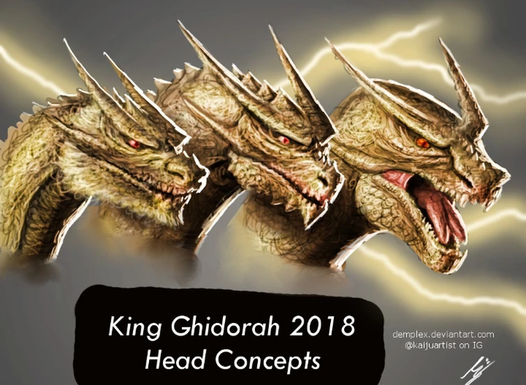 King Ghidorah Movie Concept Art | Fandom