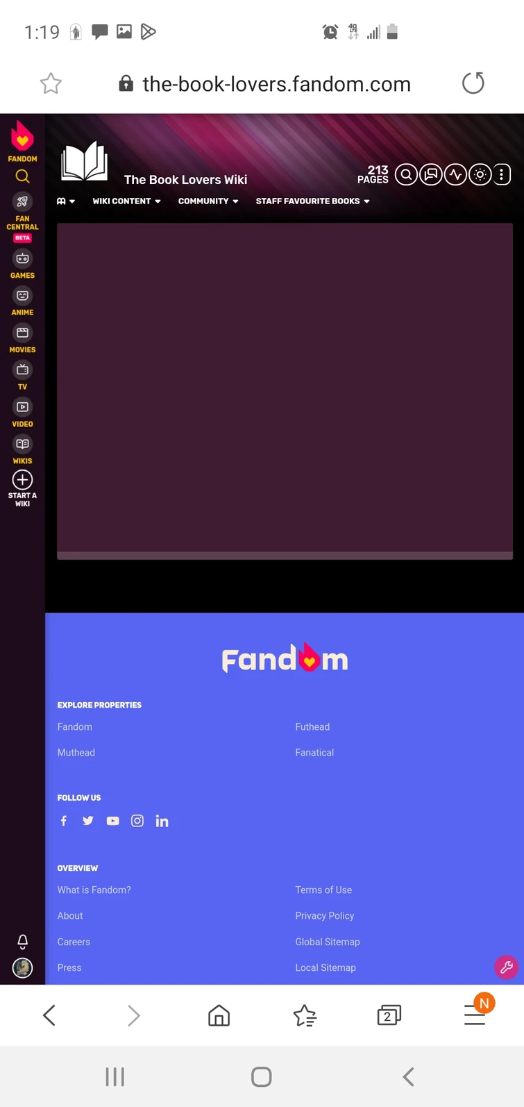 Cannot view my own user page on mobile | Fandom