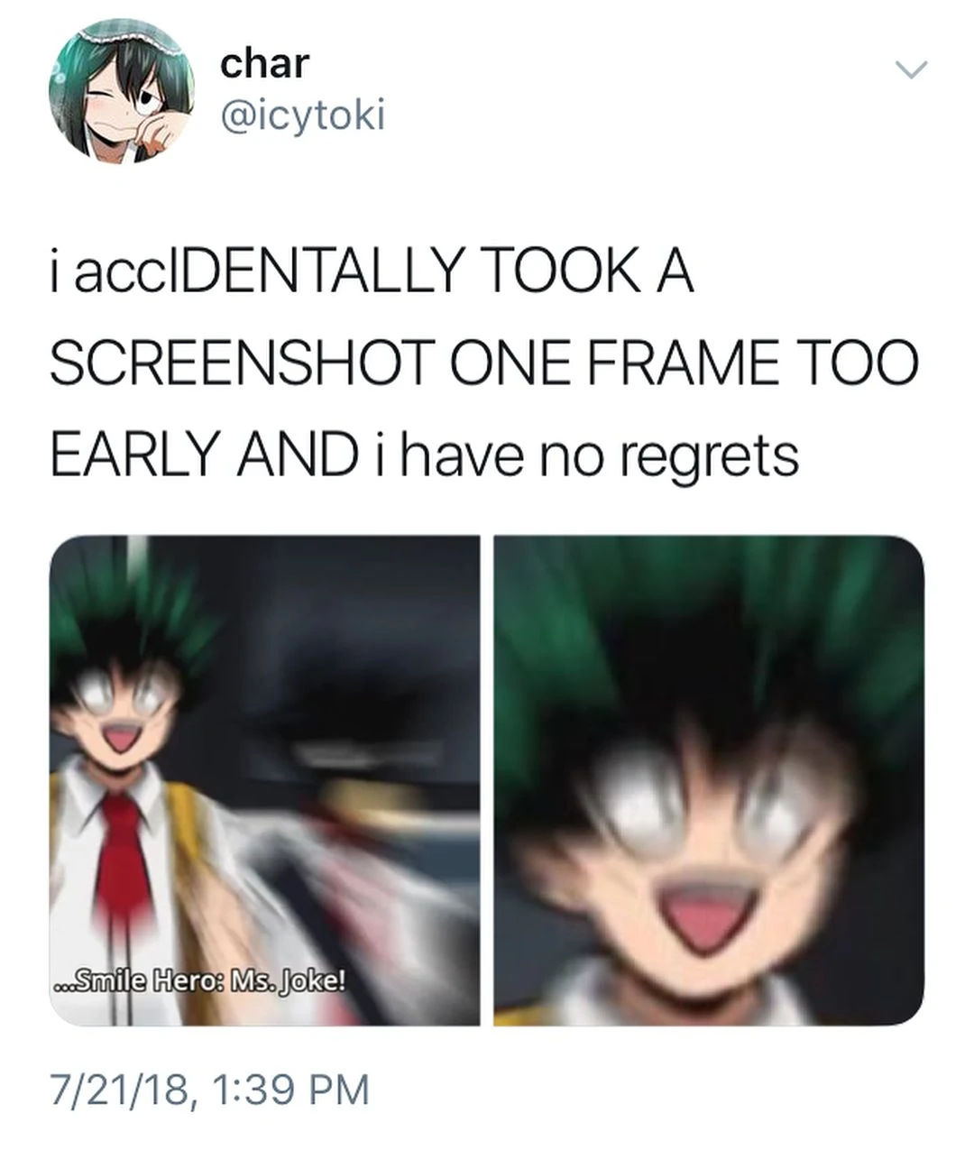I joke I joke lol I can't stop laughing at deku's face | Fandom