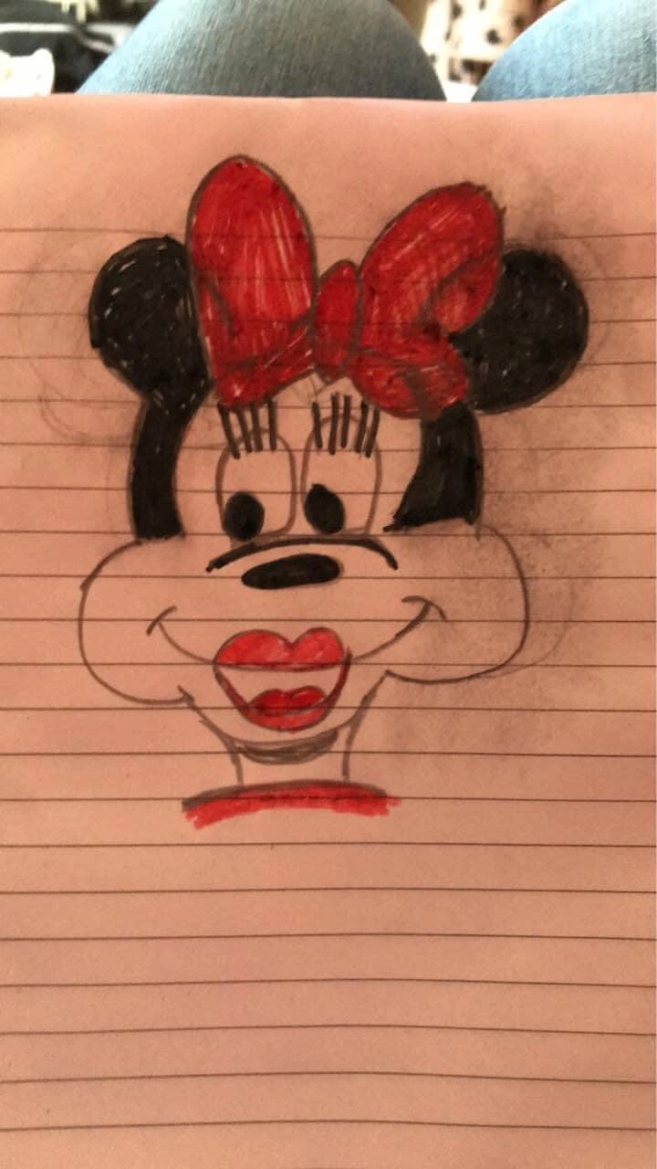 My Minnie Mouse I drew | Fandom