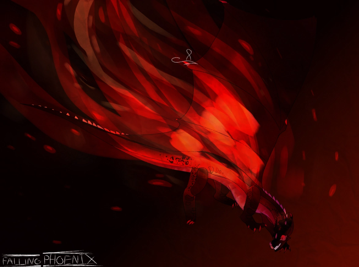 THE FALLING PHOENIX [art, attention appreciated] +some bonus art | Fandom