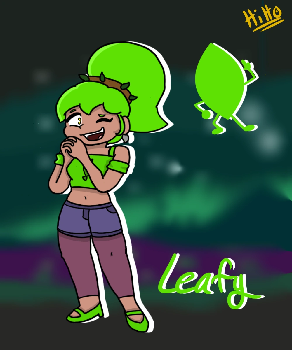BFDI/TPOT as Humans Pt. 2: Leafy | Fandom