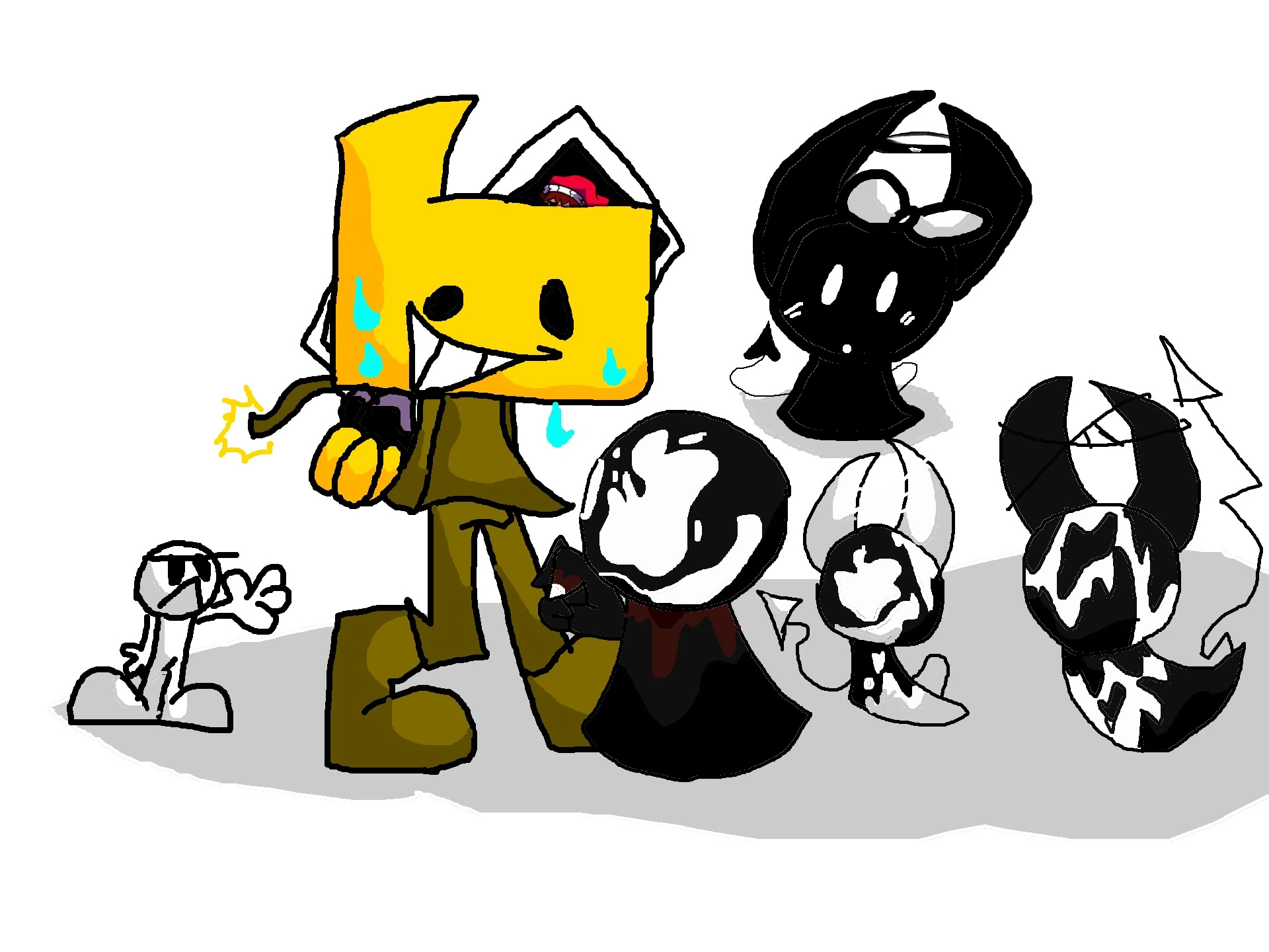 Art I made with bob, Ron, opheebop, little man, pheebob, and bobee | Fandom