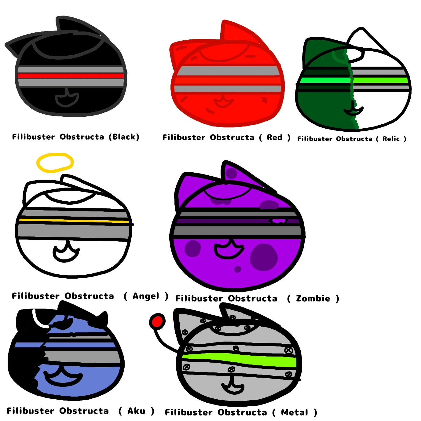 Filibuster Obstructa Diff Traits | Fandom