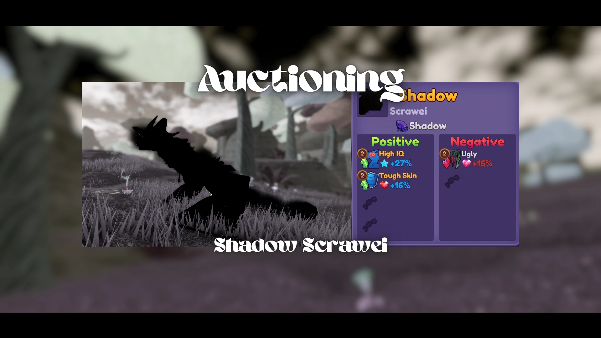 ⋆˚࿔ Auctioning Shadow Scrawei 𝜗𝜚˚⋆ | Fandom