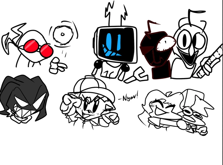 Drawing fnf characters in this style of mine | Fandom