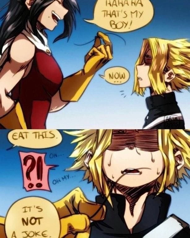Please tell me she made the face all might made | Fandom