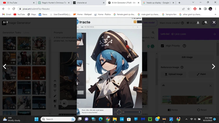 Some AI generated arts of my character or whatever | Fandom