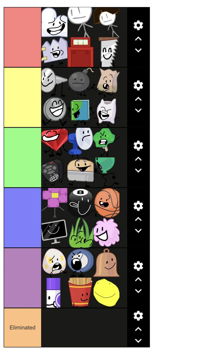 Bfdi recommended character ( with puffball and yellow face )viewer ...