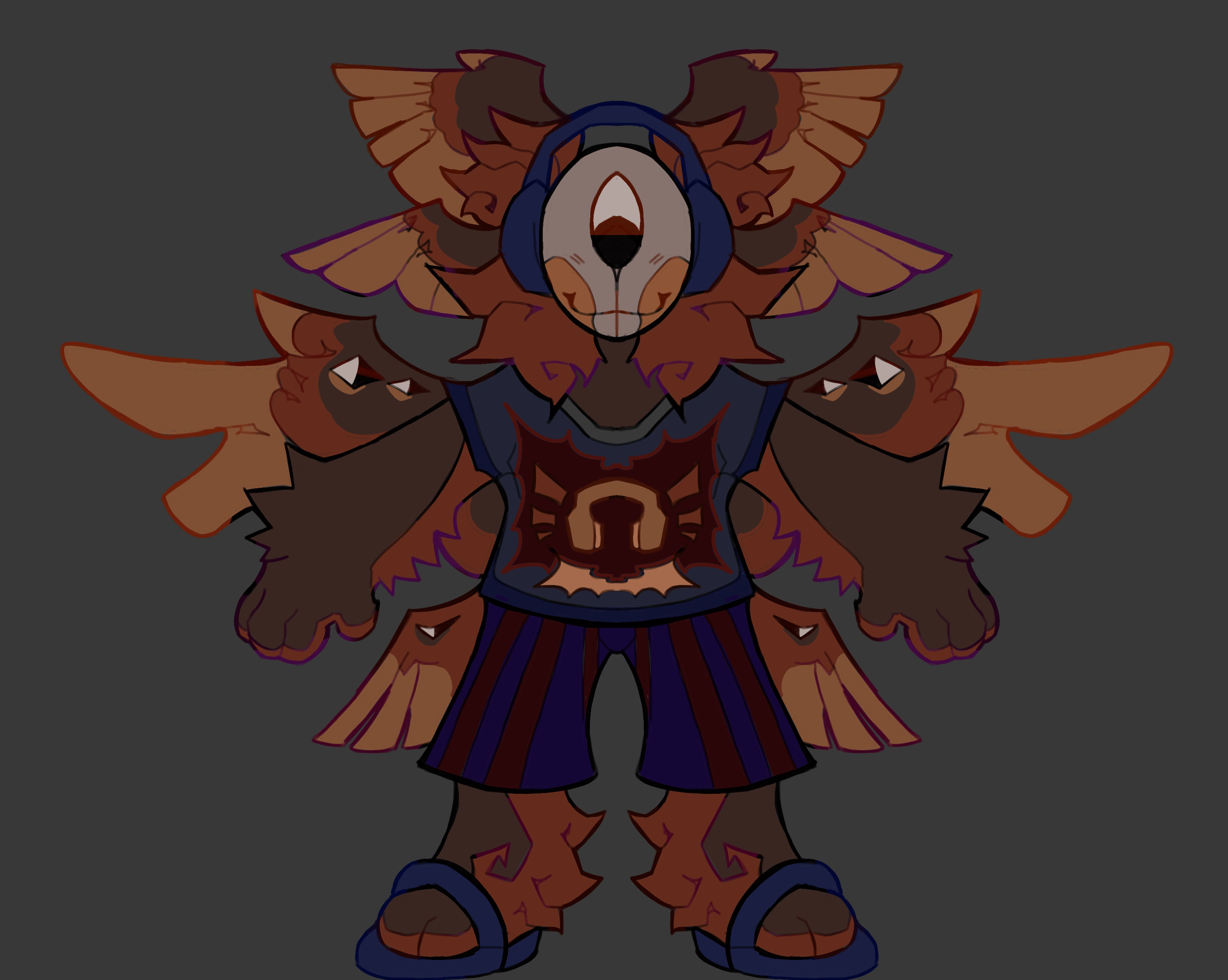 One year ago. I thought this was the chubbiest fat man I drew. | Fandom