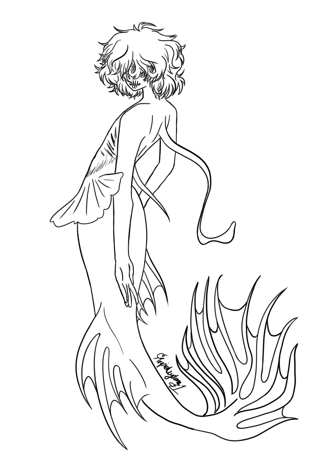 Tomura as a Merman...Anglerfish...IDK | Fandom