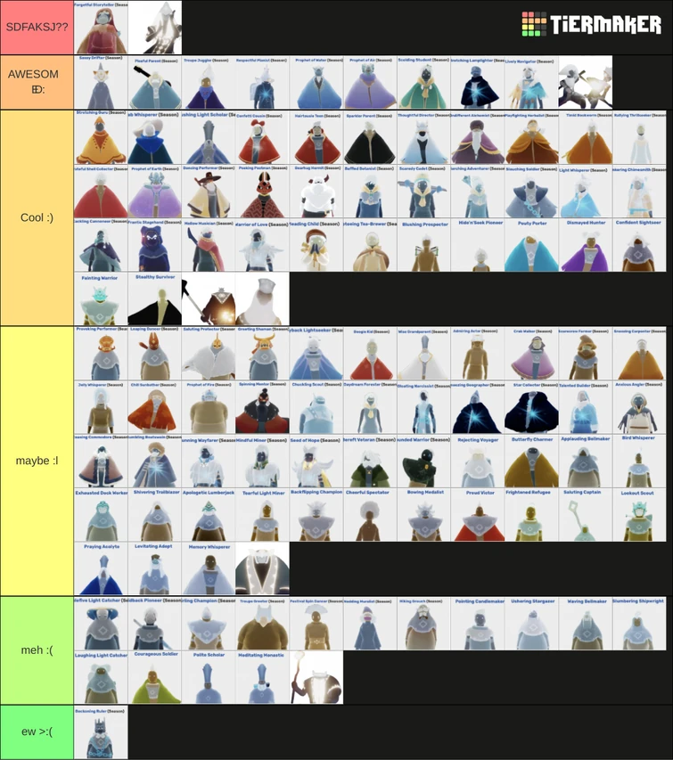 spirit tier list | Fandom